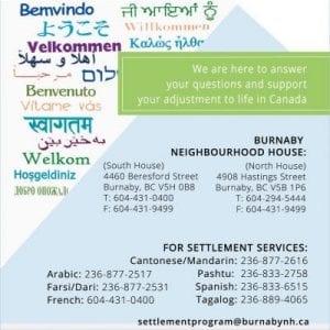 Get Involved - Adult - Burnaby Neighbourhood House