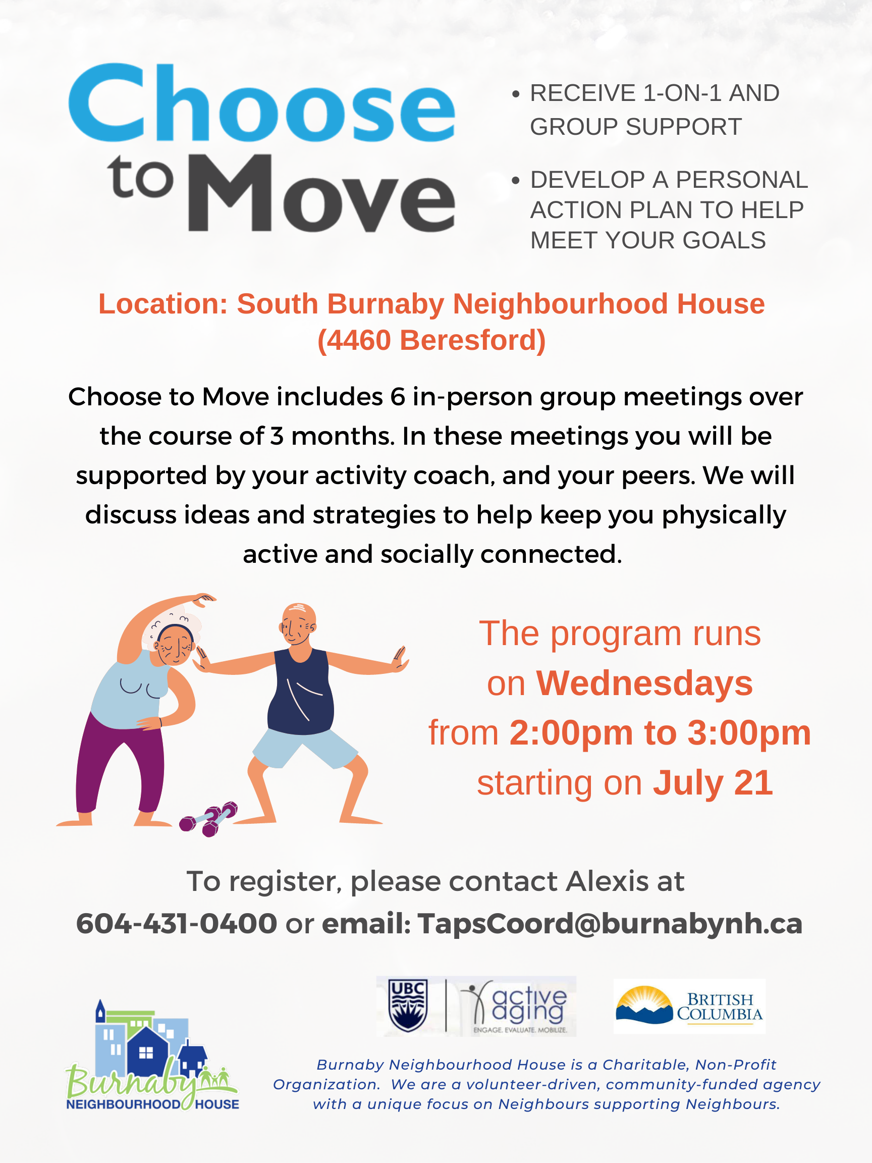 Get involved-seniors - Burnaby Neighbourhood House