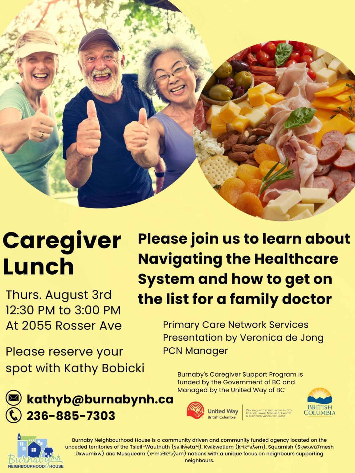 Get Involved - Seniors - Burnaby Neighbourhood House