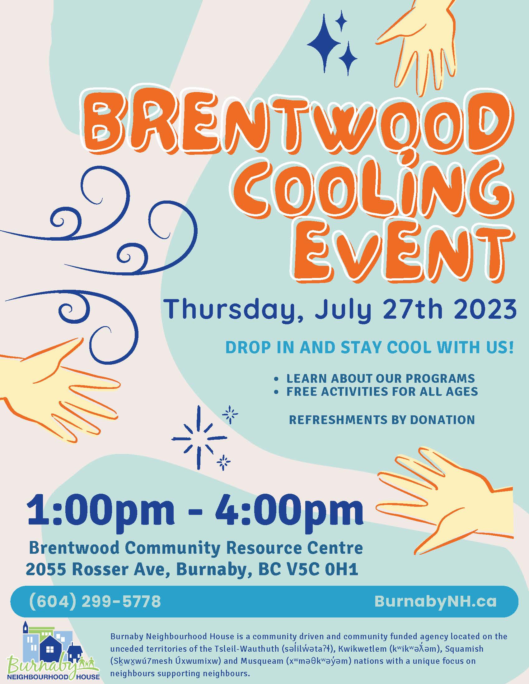 Get Involved - Community - Burnaby Neighbourhood House