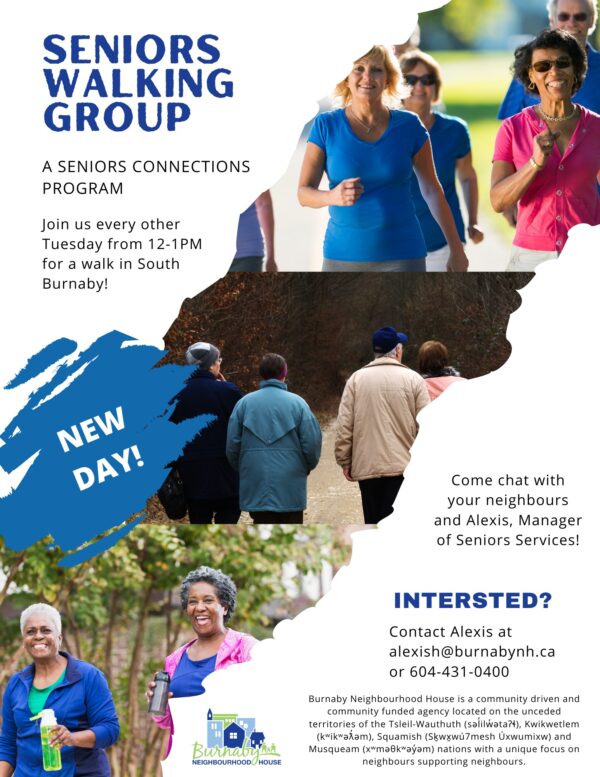 Get Involved - Seniors - Burnaby Neighbourhood House