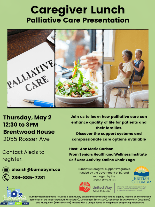 Get Involved - Seniors - Burnaby Neighbourhood House