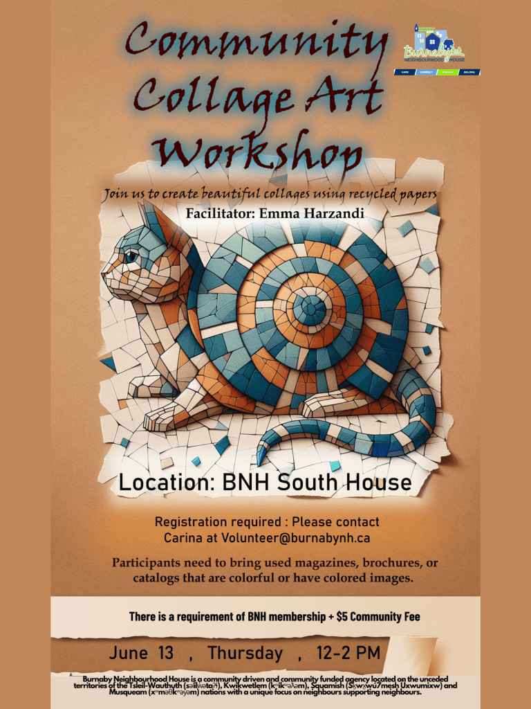 Get Involved - Seniors - Burnaby Neighbourhood House