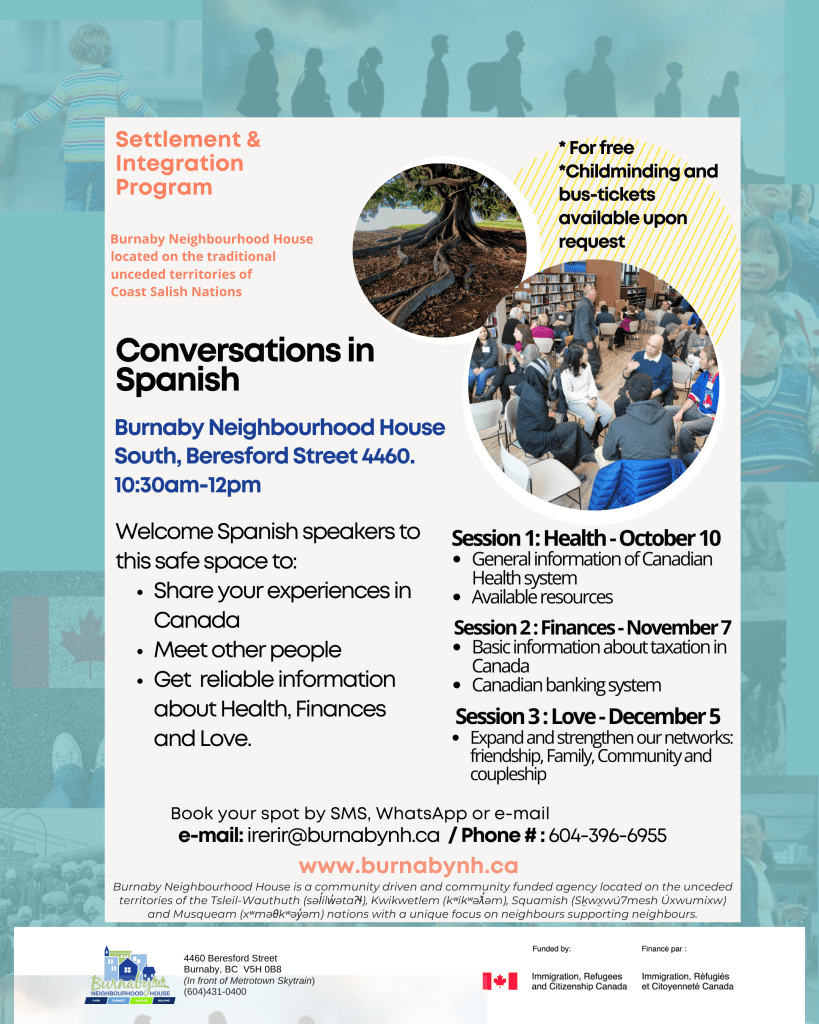 Get Involved - Adult - Burnaby Neighbourhood House